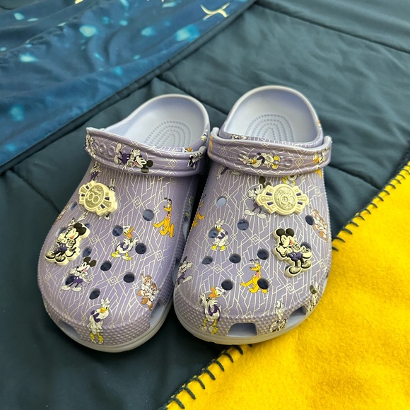 CROCS | Shoes | Walt Disney 0 Year Purple Crocs Size 10 Hardly Worn ...